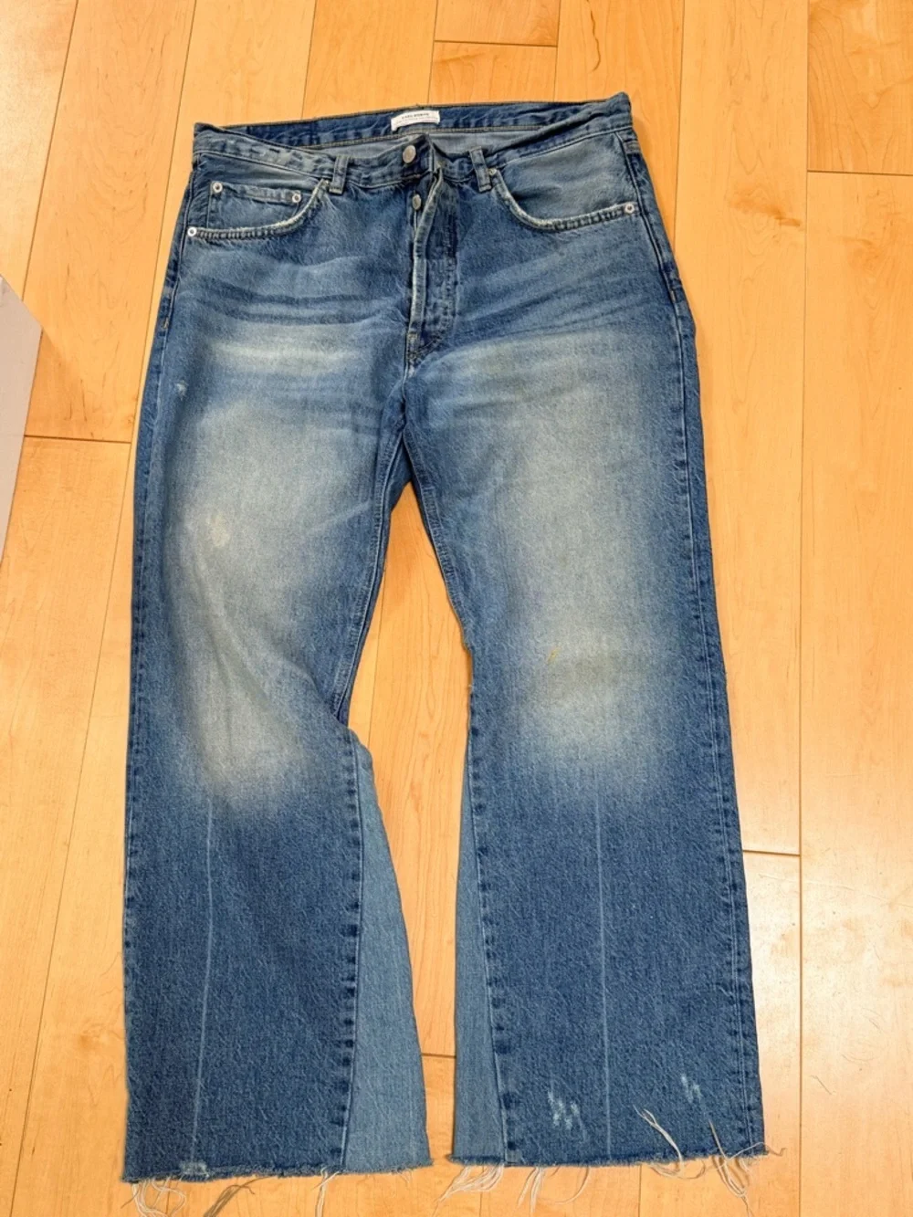 Zara | Jeans | Women Blue Denim Jeans Classic Straight Fit | Poshmark